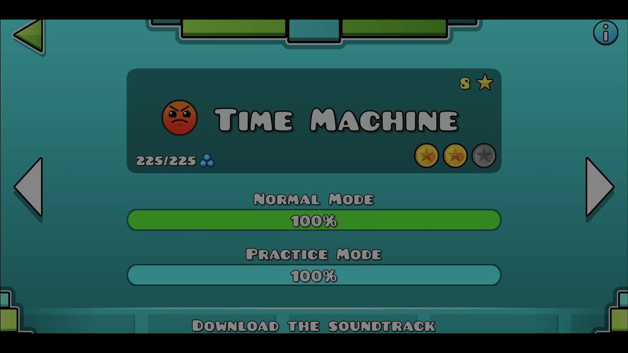 (Geometry Dash) Time Machine 100% - YouTube