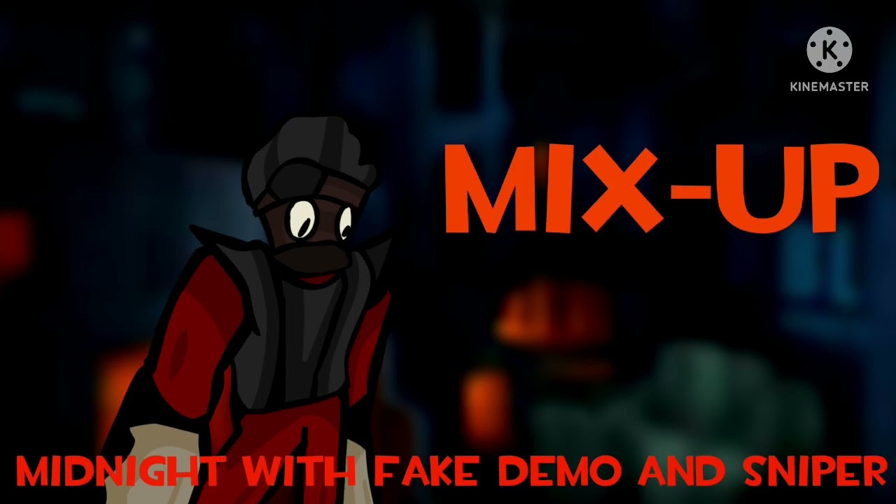 FNF - Mix Up (Midnight with Fake Demo and Sniper) - YouTube