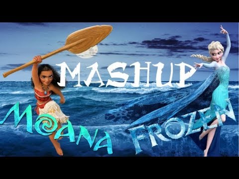 Frozen and Moana Mashup: How Far I'll Go with Let it Go Instrumental
