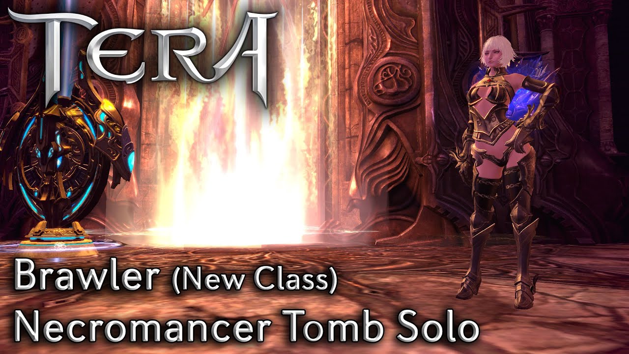 TERA KR | Brawler (New Class) | Necromancer Tomb Solo - YouTube