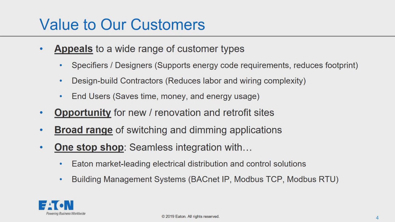 Pow-R-Command Lighting by Eaton - YouTube