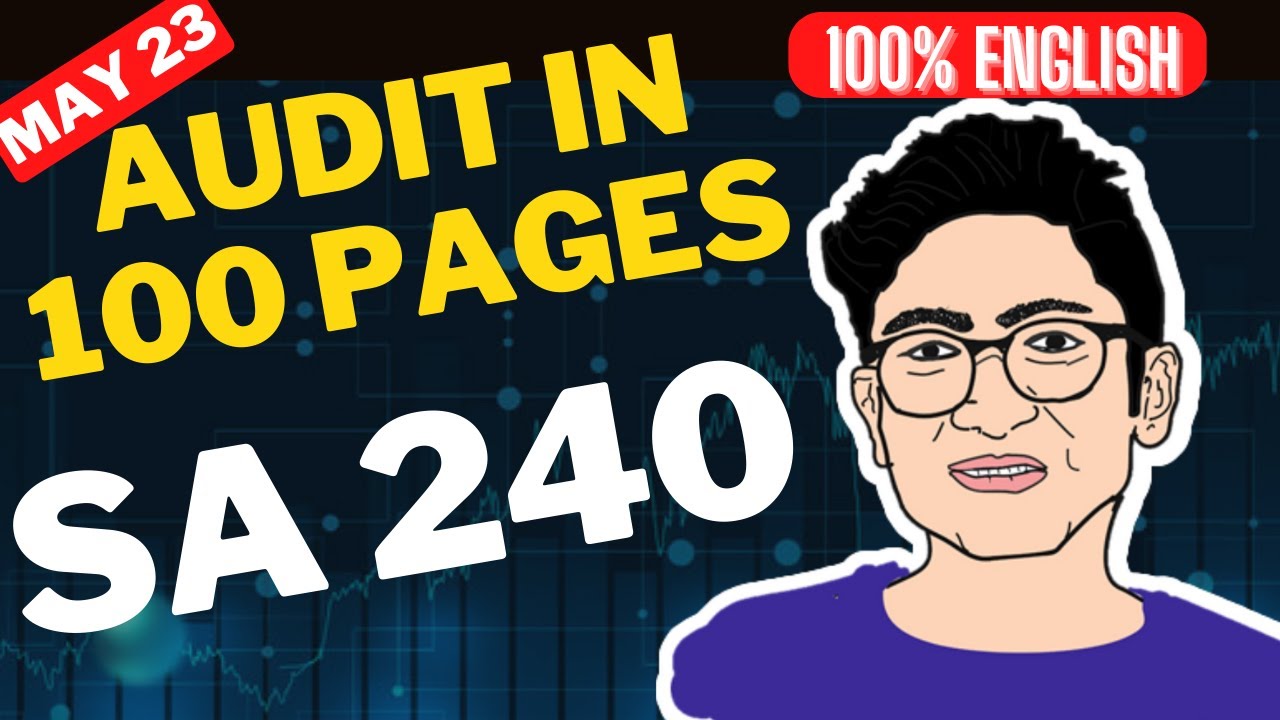 CA Final Audit SA 240 | May 23 (English) - YouTube