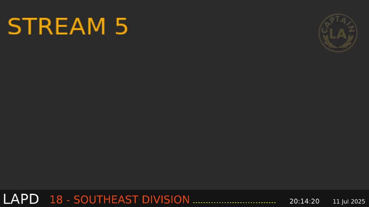 Stream 5 - LAPD Southeast Div (or major incidents) LIVE Scanner Feed ...