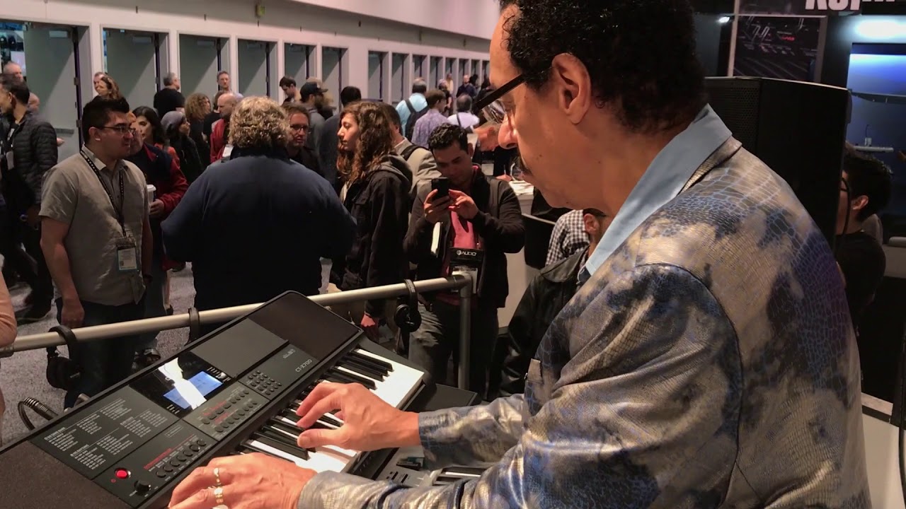 Larry Dunn auditions the Casio CT-X700 at NAMM - YouTube