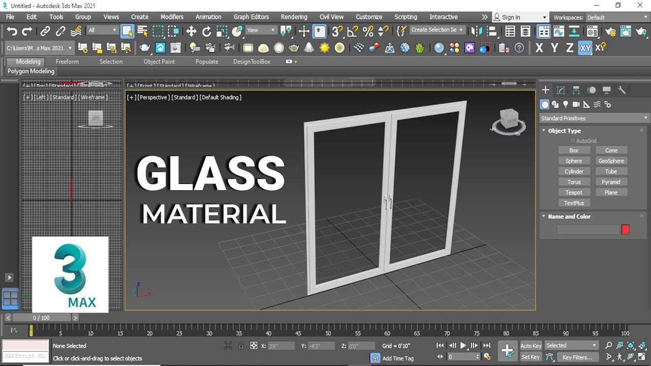 How to Create Glass Material V-ray in 3ds Max | Shadin Creative Design ...