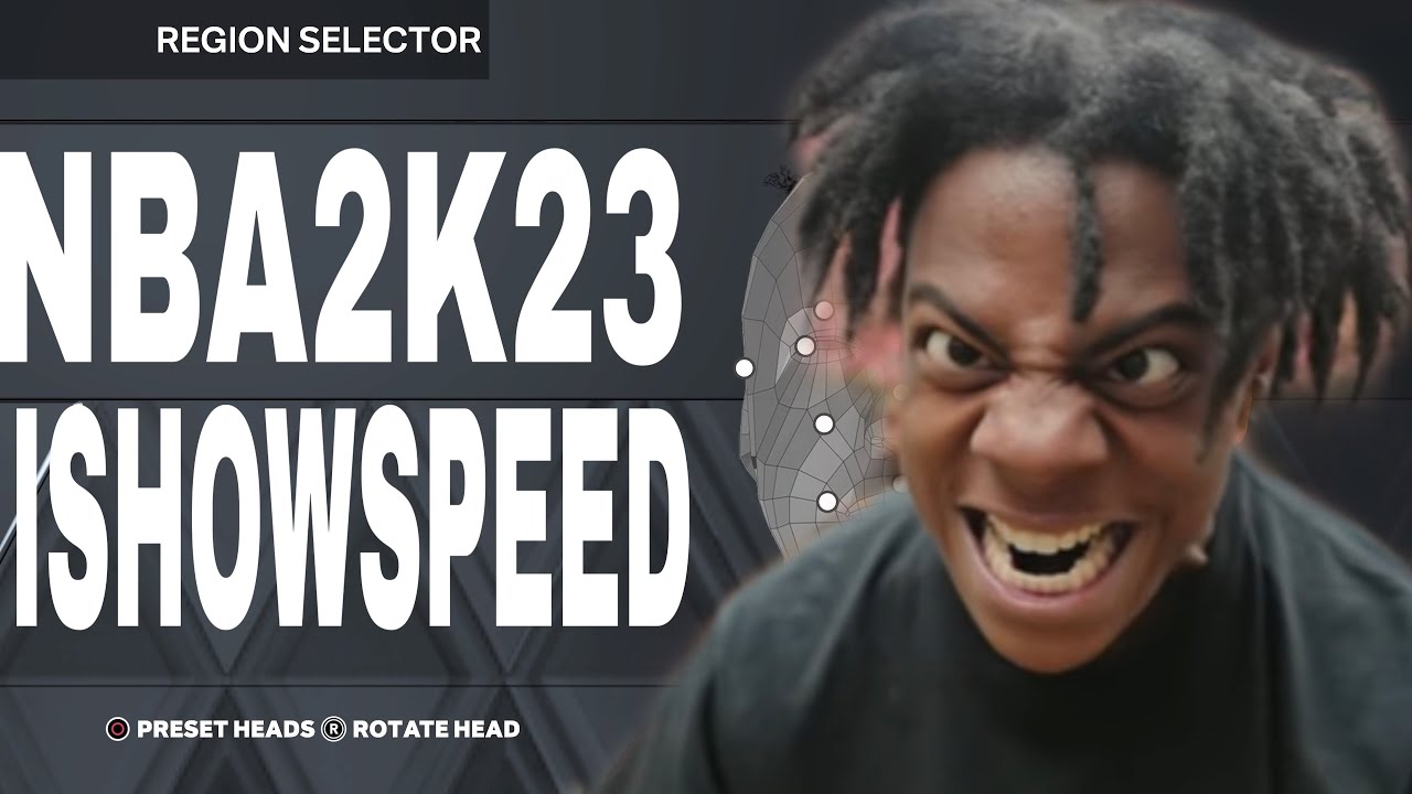 The Best ISHOWSPEED Face Creation in NBA2K23 - YouTube