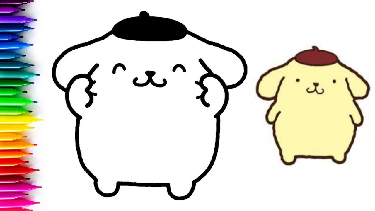 how to draw Pompompurin | Pompompurin - YouTube