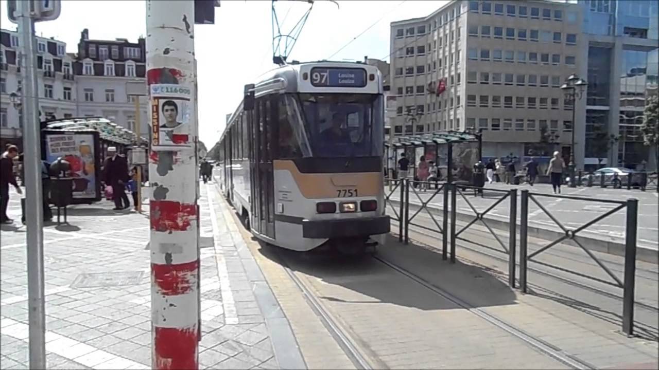 STIB/MIVB Brussels Metro and Trams 2015 - YouTube