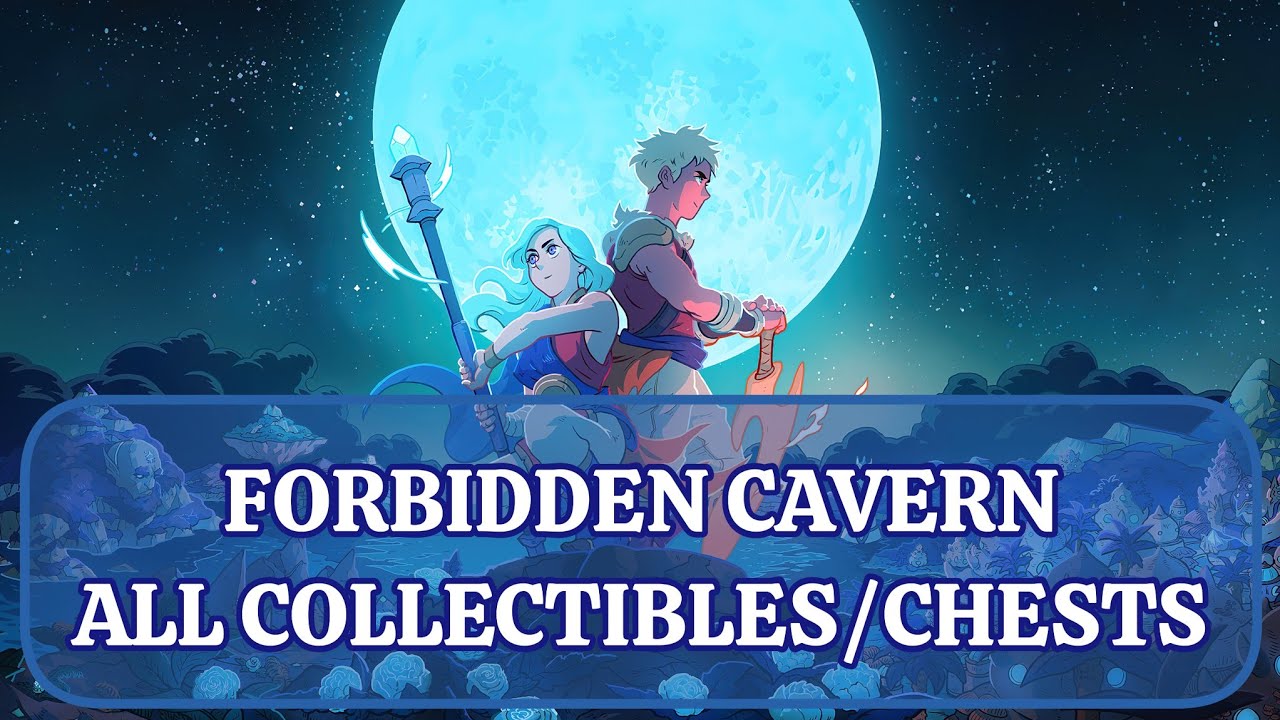 Sea of Stars - Forbidden Cavern - 100% Walkthrough - All Collectibles - All Chests - YouTube