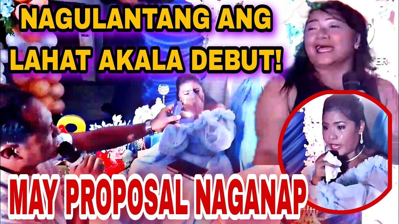 NAGULANTANG ANG LAHAT AKALA DEBUT, MAY PROPOSAL NAGANAP - YouTube