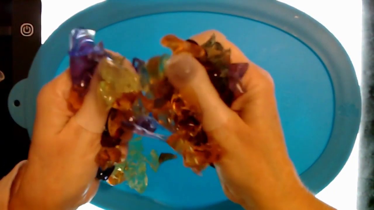 ASMR | Squishing Cut-Up Sticky Eyes (No Talking) - YouTube