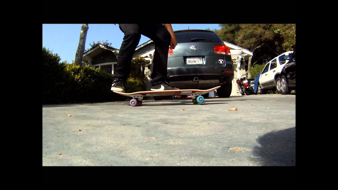 The physics behind doing a kickflip on a skateboard - YouTube