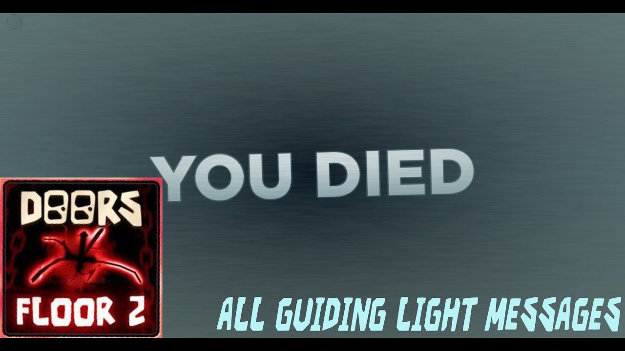 [ROBLOX] DOORS FLOOR 2 By @TimeboxGames All Guiding Light Messages ...