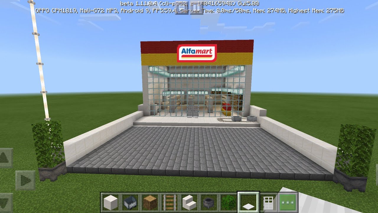 MINECRAFT Tutorial Bangun ALFAMART - YouTube