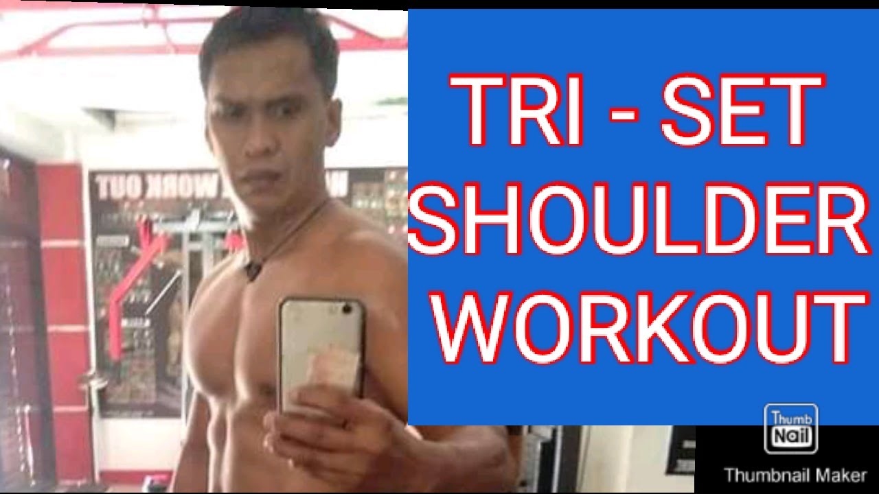 TRI - SET SHOULDER WORKOUT - YouTube
