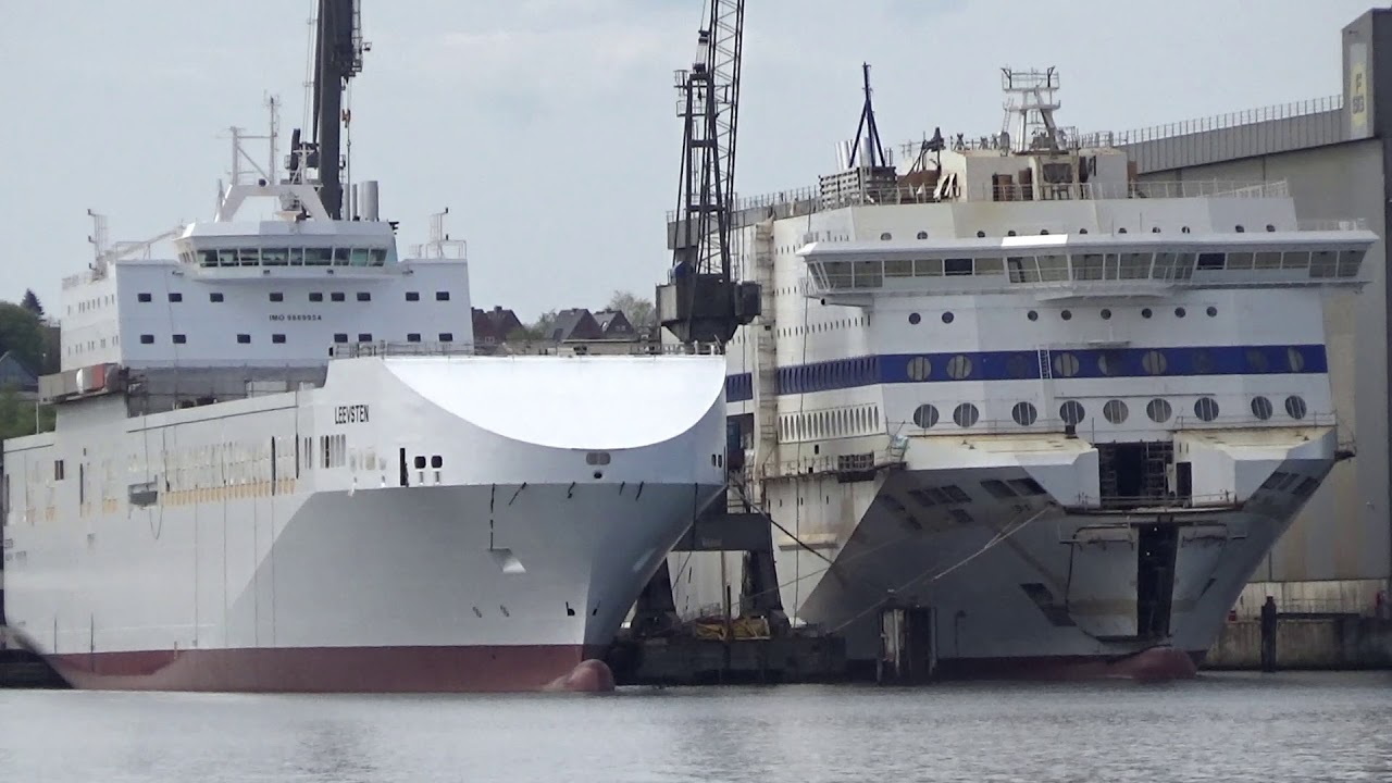 HONFLEUR und LEEVSTEN bei FSG Flensburg - Bauzustand Mai 2019 - YouTube