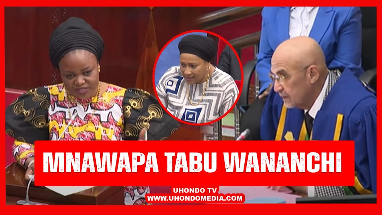 NAIBU SPIKA ZUNGU AMFOKEA NAIBU WAZIRI BUNGENI" MNAWAPA TABU WANANCHI ...
