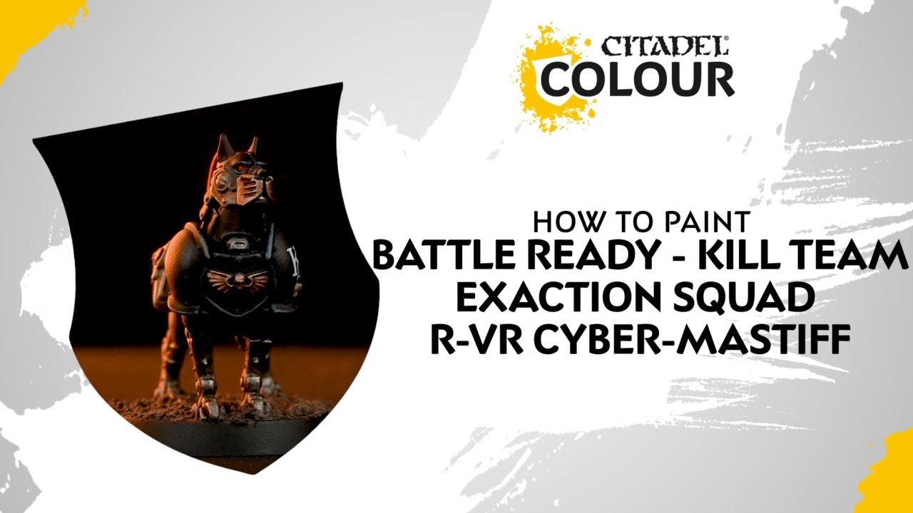 How to Paint: Kill Team - Exaction Squad - R-VR Cyber-mastiff - YouTube