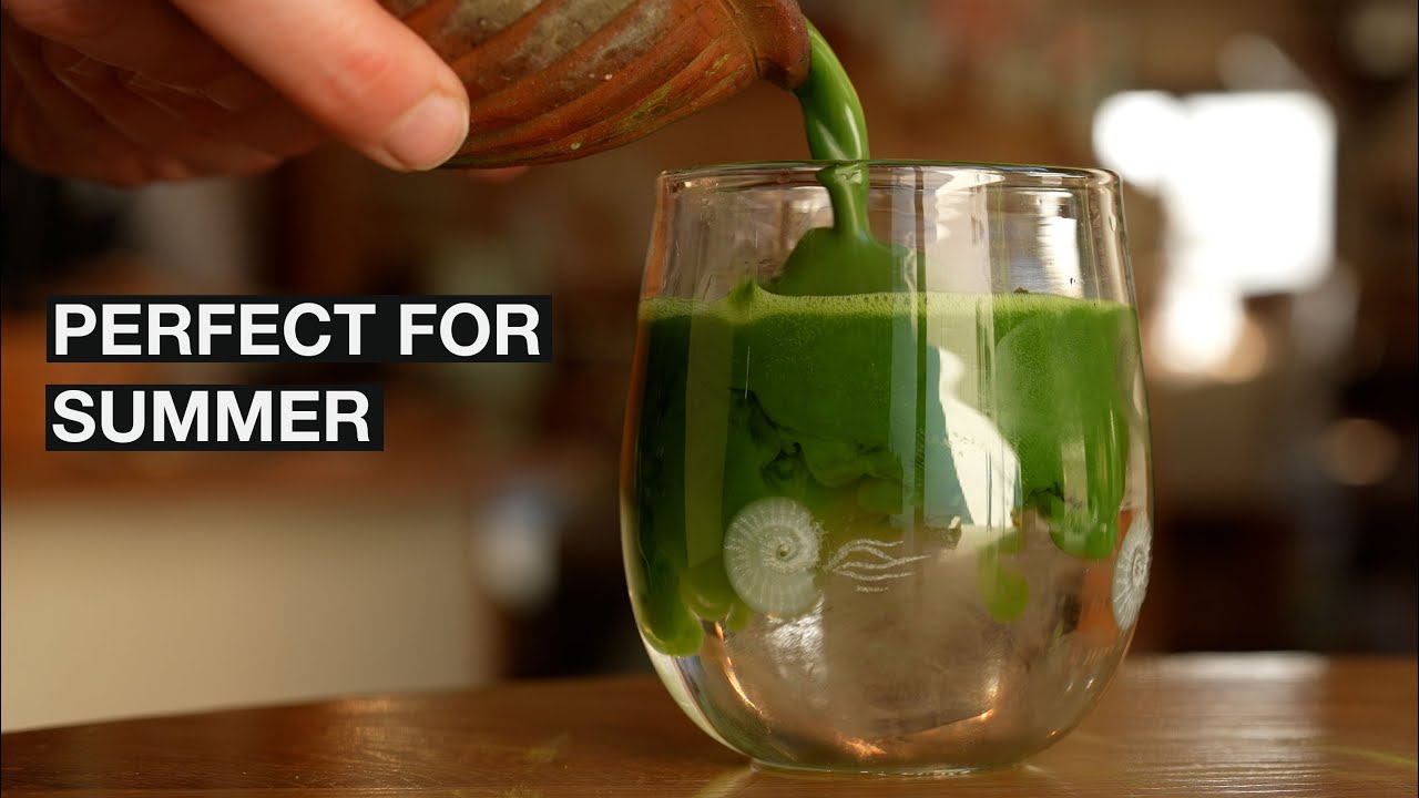 The Perfect Ice Matcha Americano - YouTube