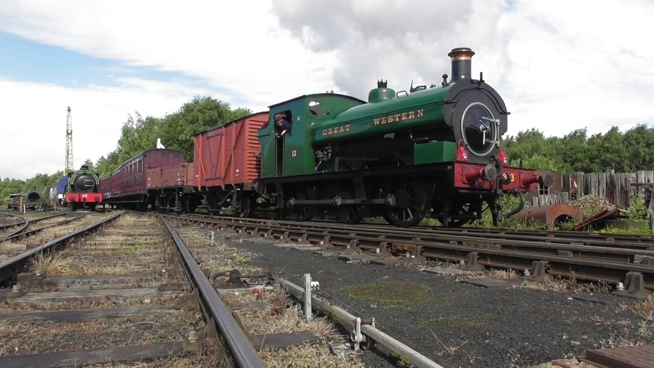 Ex GWR 0-6-0ST No 813 at The Tanfield Railway - Legends of Industry ...