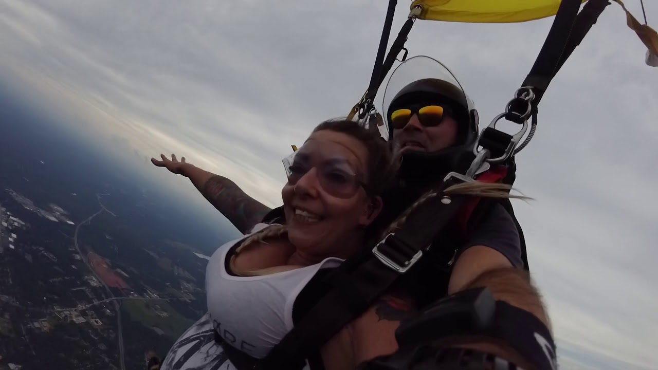 Monroe Skydive: The whole ride - YouTube