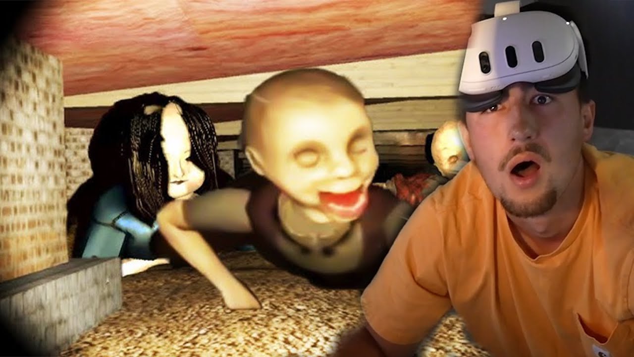 FIRST TIME PLAYING VR HORROR! #crawlspace #oculusquest3 - YouTube