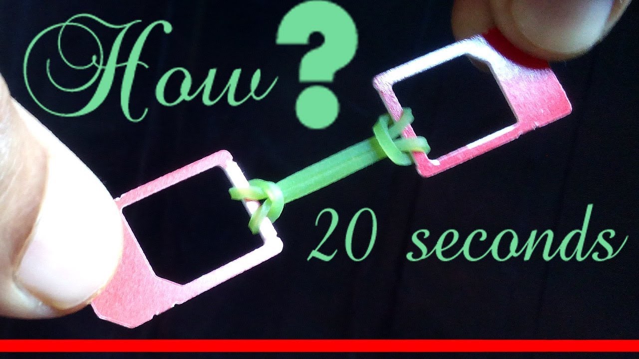 rubber band sim soket trick - YouTube