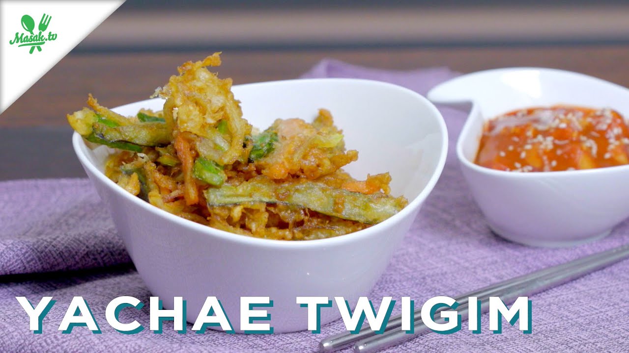 🇰🇷 BAKWAN SAYUR ALA KOREA 🇰🇷 | Yachae Twigim (야채 튀김) - YouTube