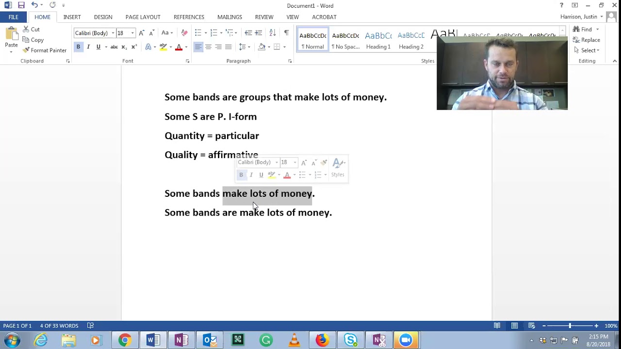 Section 4.2 Quality and Quantity of Categorical Propositions - YouTube