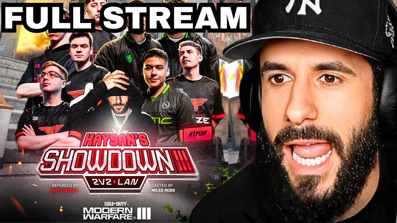 FaZe Kaysan 2V2 MW3 LAN TOURNAMENT FOR 10K┃*FULL STREAM* - YouTube