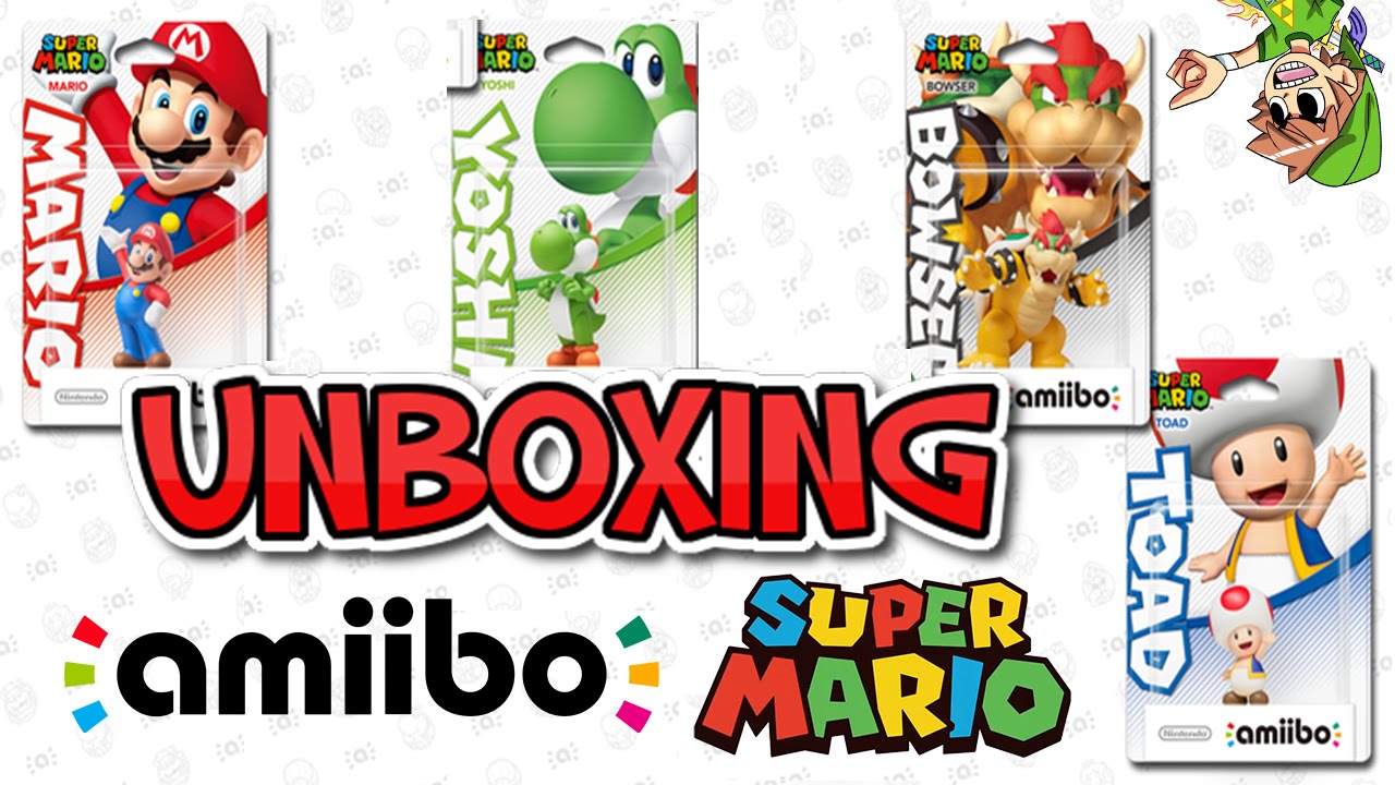 LPtG HD - Colección Super Mario amiibo [Unboxing Yoshi - Bowser - Toad ...