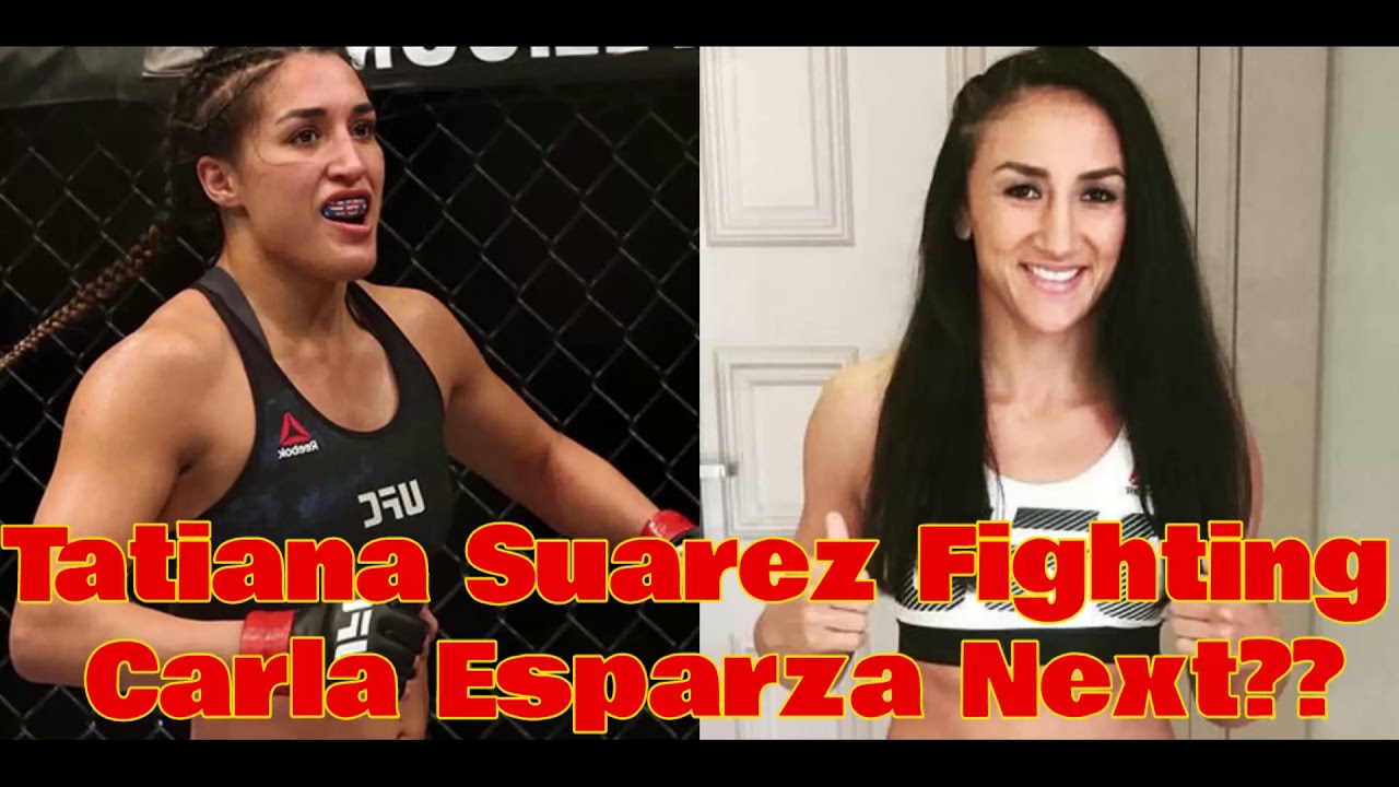 Tatiana Suarez Draws Carla Esparza for Next Bout at UFC 228 - YouTube