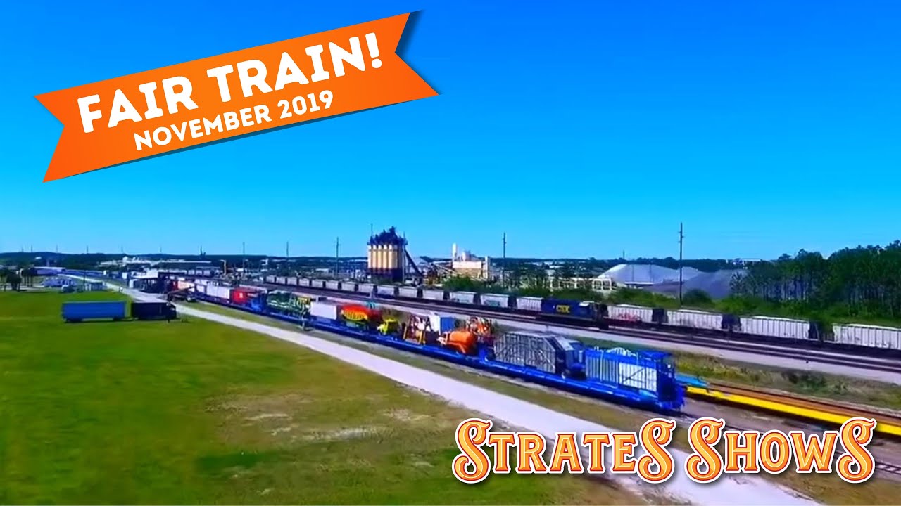 Strates Shows Carnival Train, November 2019, Winter Quarters, Taft, FL ...