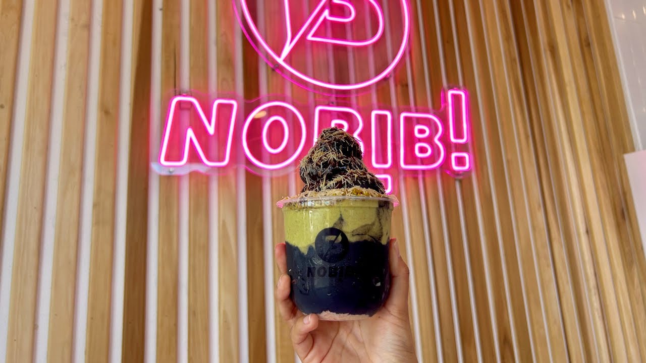 Nobibi Ice Cream and Tea in Buena Park, CA - YouTube