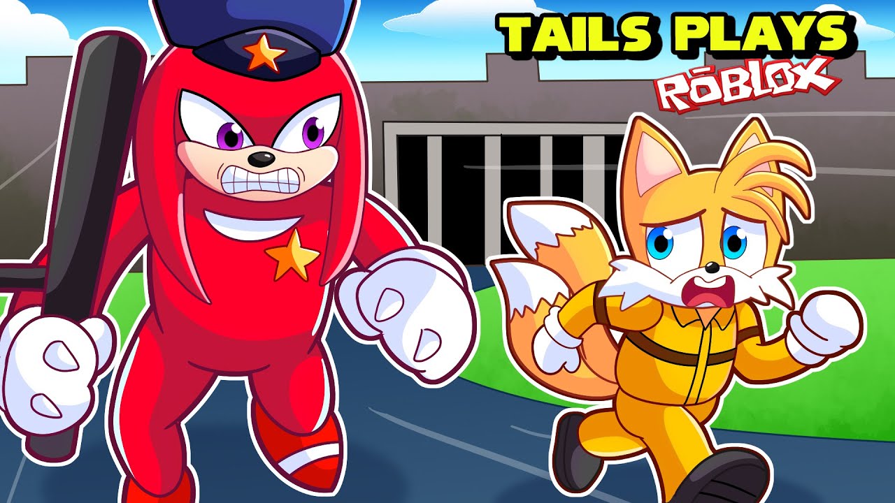 🦊 ESCAPE SCARY KNUCKLES PRISON! | Tails Plays Roblox Knuckles Prison ...