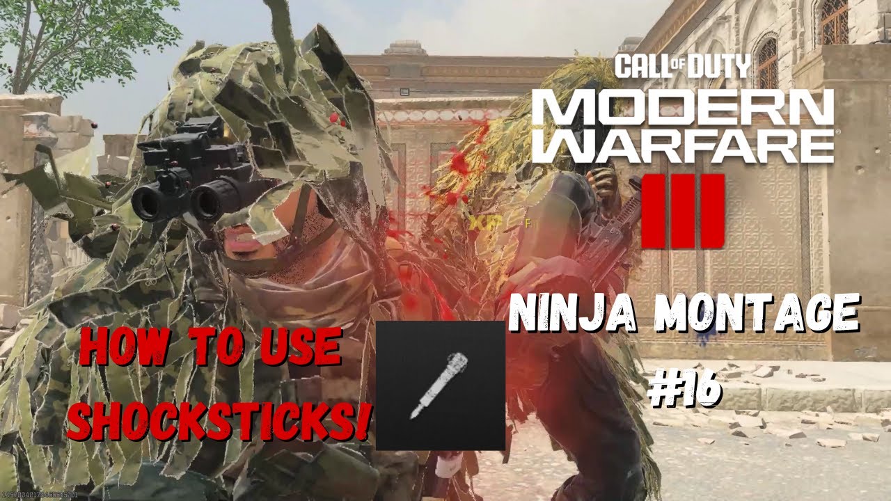 HOW TO USE SHOCK STICKS Ft. @NinJadon & @SinisterRoninYT (COD MWIII ...