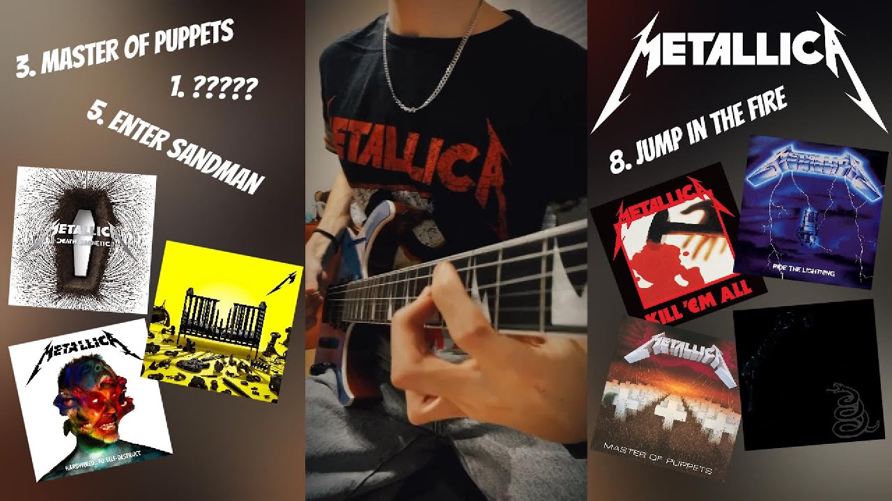 10 METALLICA RIFFS - YouTube