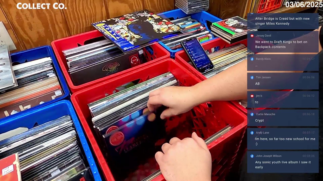 LIVE Vinyl Record Sale (Thursday, 03/06/2025) - YouTube