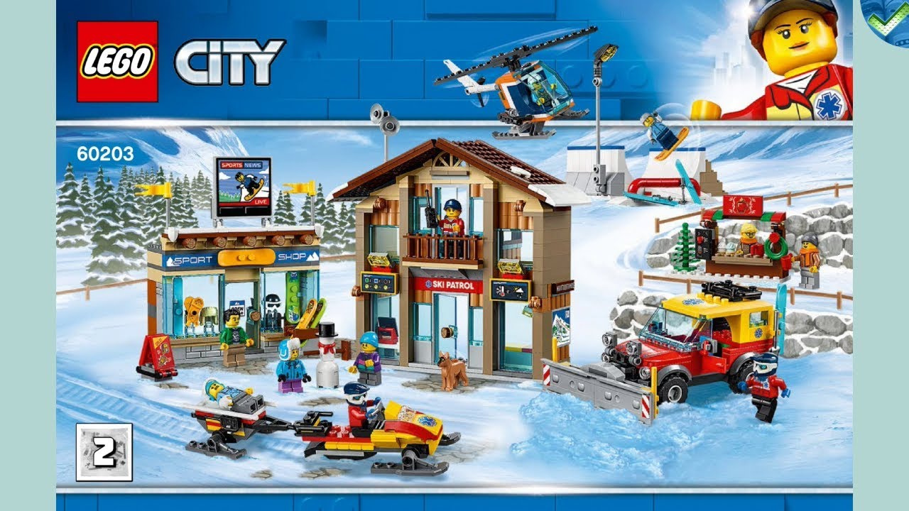 60203 Ski Resort LEGO® City Manual at the Brickmanuals Instruction ...