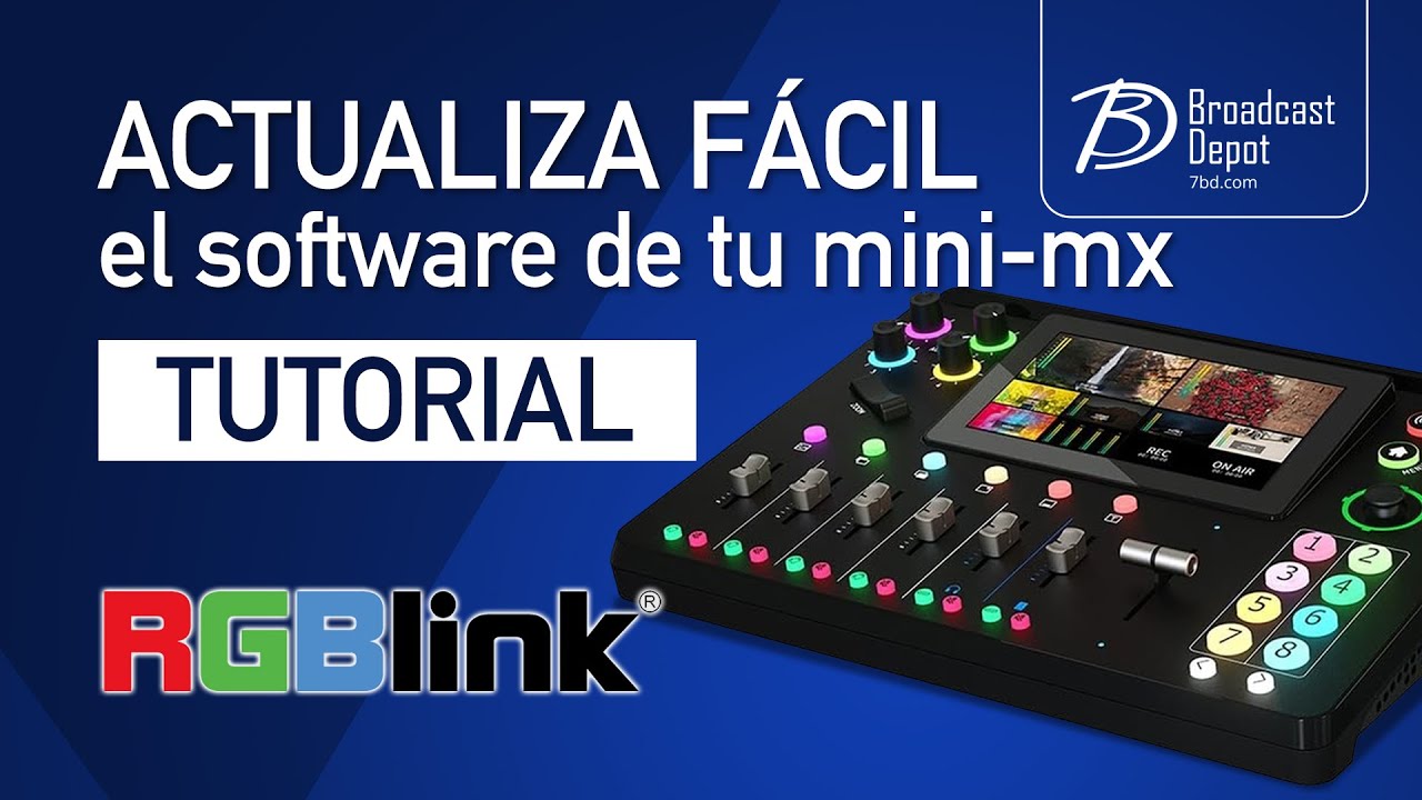 ACTUALIZA FÁCIL el software de tu mini-mx de RGBlink (tutorial) - YouTube
