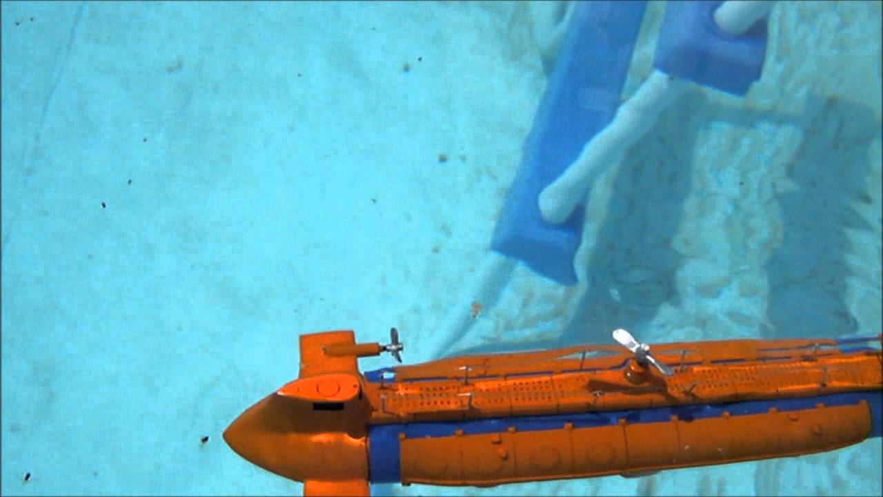 1/96 Aluminaut submarine - YouTube