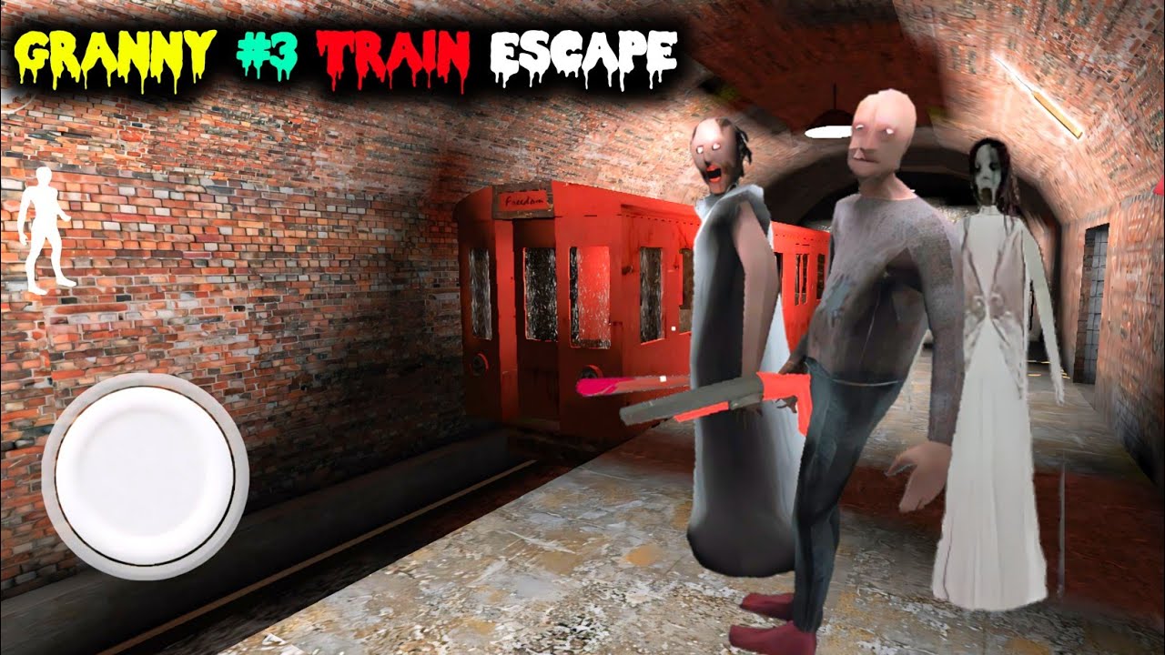 Granny Chapter 3 Time Speed Train Escape | Granny 3 Train How To Escape ...