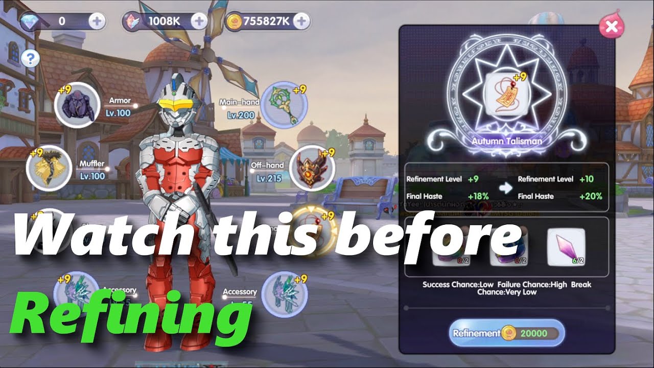 Watch this before refining | rox | Ragnarok X: Next Generation - YouTube