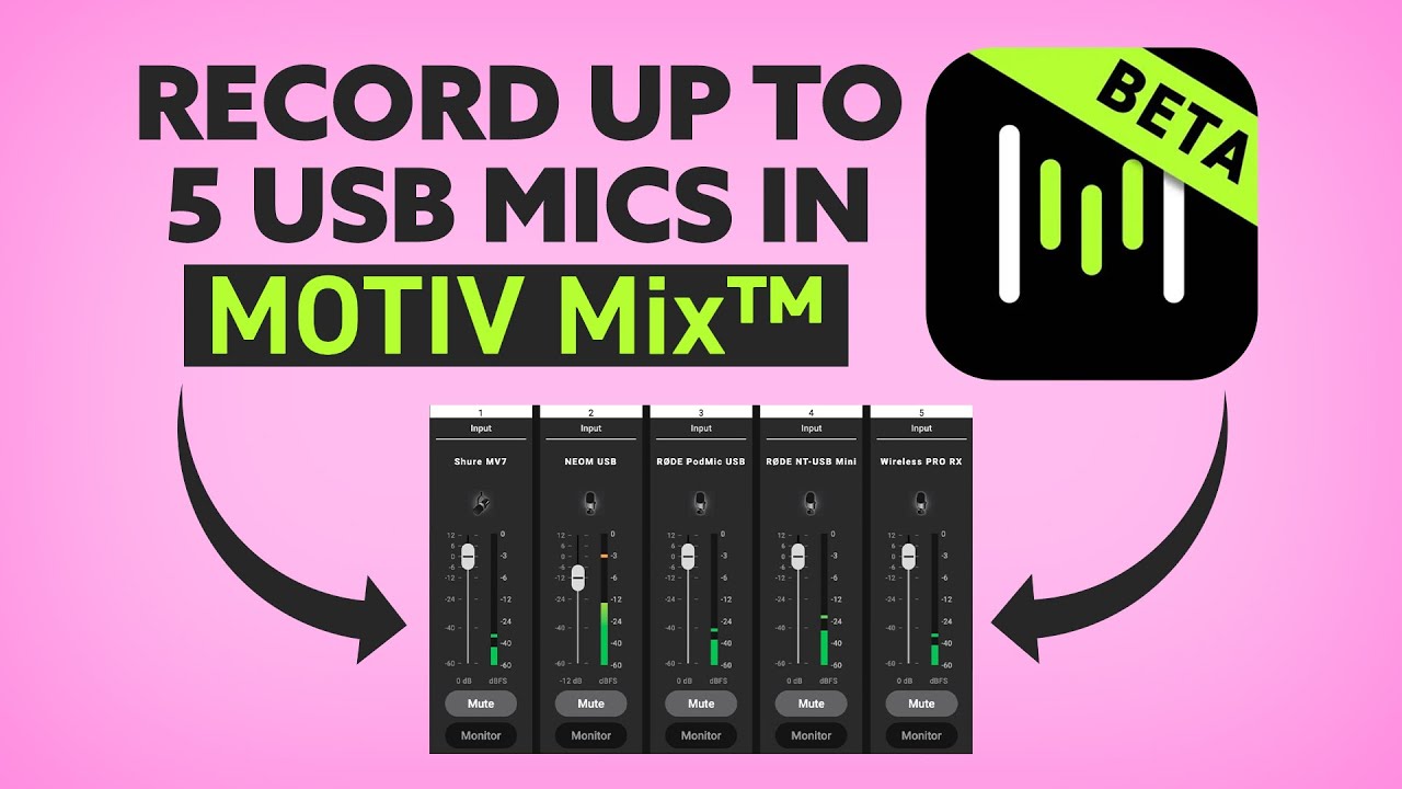Shure Motiv Mix App Beta: Review and Settings - YouTube