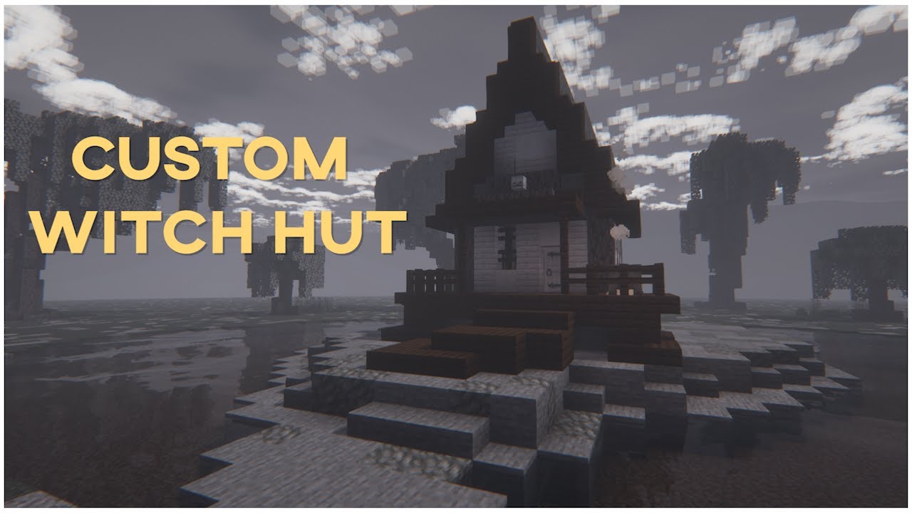 I Built A Custom Witch Hut in Minecraft's Pale Garden - YouTube