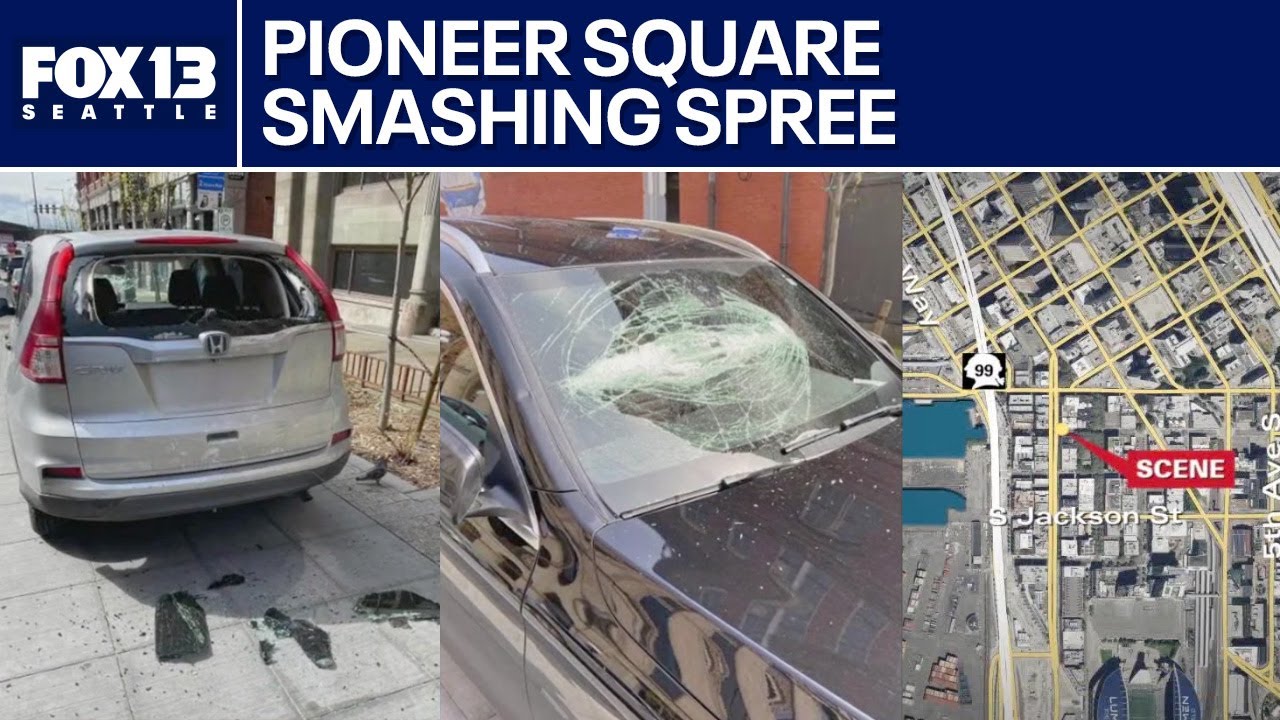 Seattle car smashing spree causes $20K in damages FOX 13 Seattle - YouTube