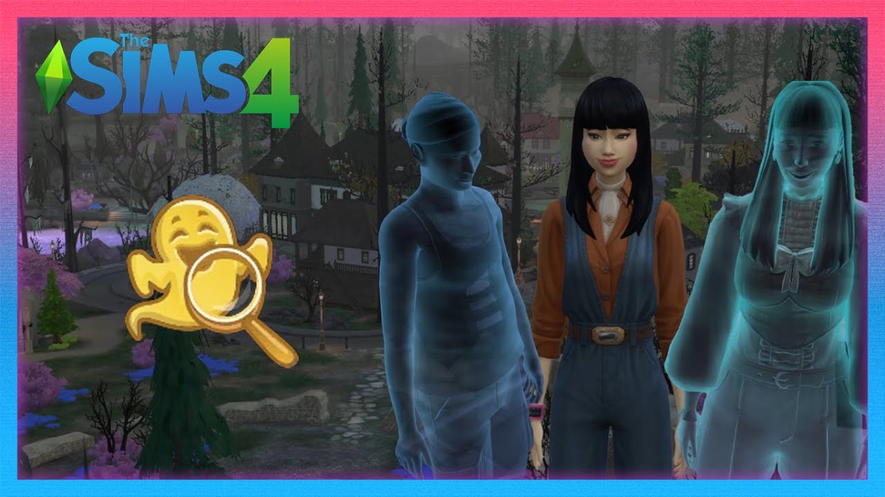The Sims 4 Life & Death - Ghost Historian - We're making Ghost besties ...