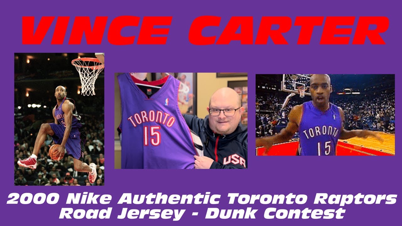 Vince Carter 2000 Dunk Contest Jersey Review - Toronto Raptors Road ...