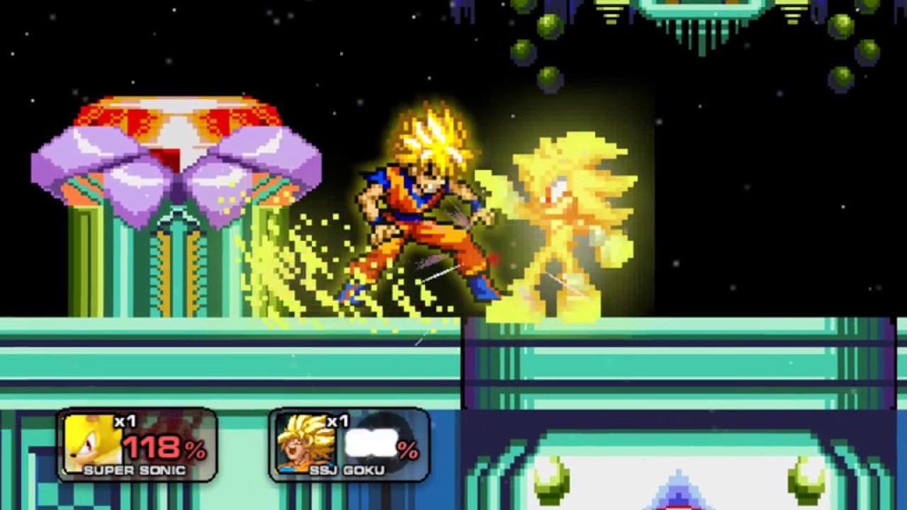 Link post: Super Sonic(with aura) SSF2 MOD - YouTube