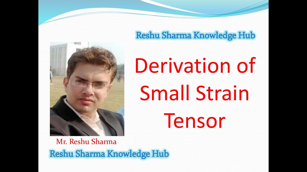 Derivation of Small Strain Tensor: Part 10: Advanced SOM - YouTube